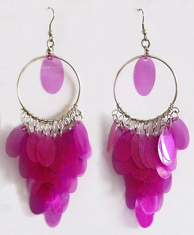 Magenta Gypsy Earrings